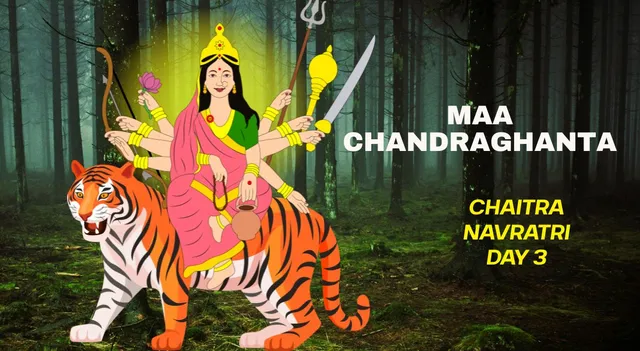 Happy Navratri 2026 Video Status: Share 3rd Day Maa Chandraghanta Short ...