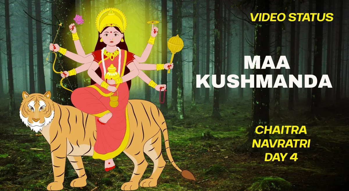 Happy Navratri 2026 Day 4 Video Status: Celebrate Maa Kushmanda With ...