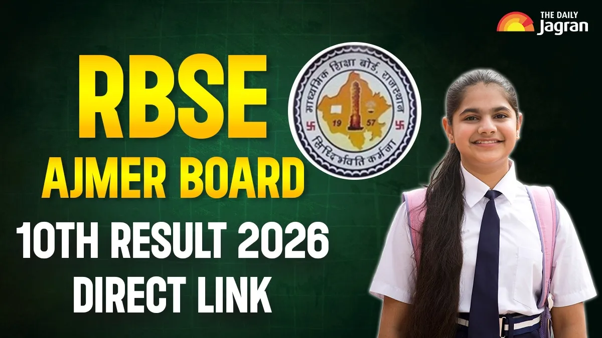 RBSE Ajmer Board 10th Result 2026 Direct Link: Check BSER Class 10th ...