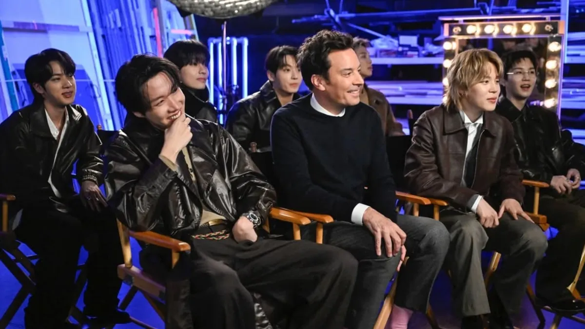 BTS' RM, Jin, Suga, Jhope, Jimin, V And Jungkook Return To Tonight Show ...