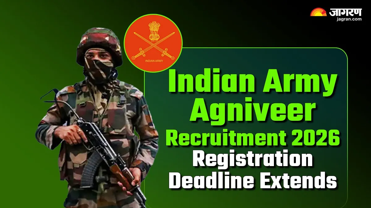 Indian Army Agniveer Recruitment 2026: Indian Army Extends Registration ...