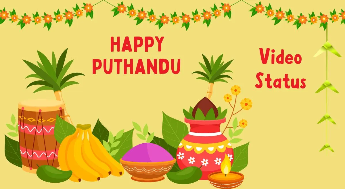 Happy Tamil New Year 2026 Status Video: Puthandu Video Status, Reels ...