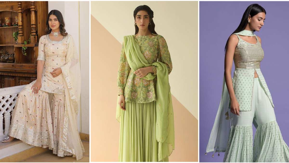 5 Royal Sharara Suit Sets For Women: Classics Never Go Out Of Style