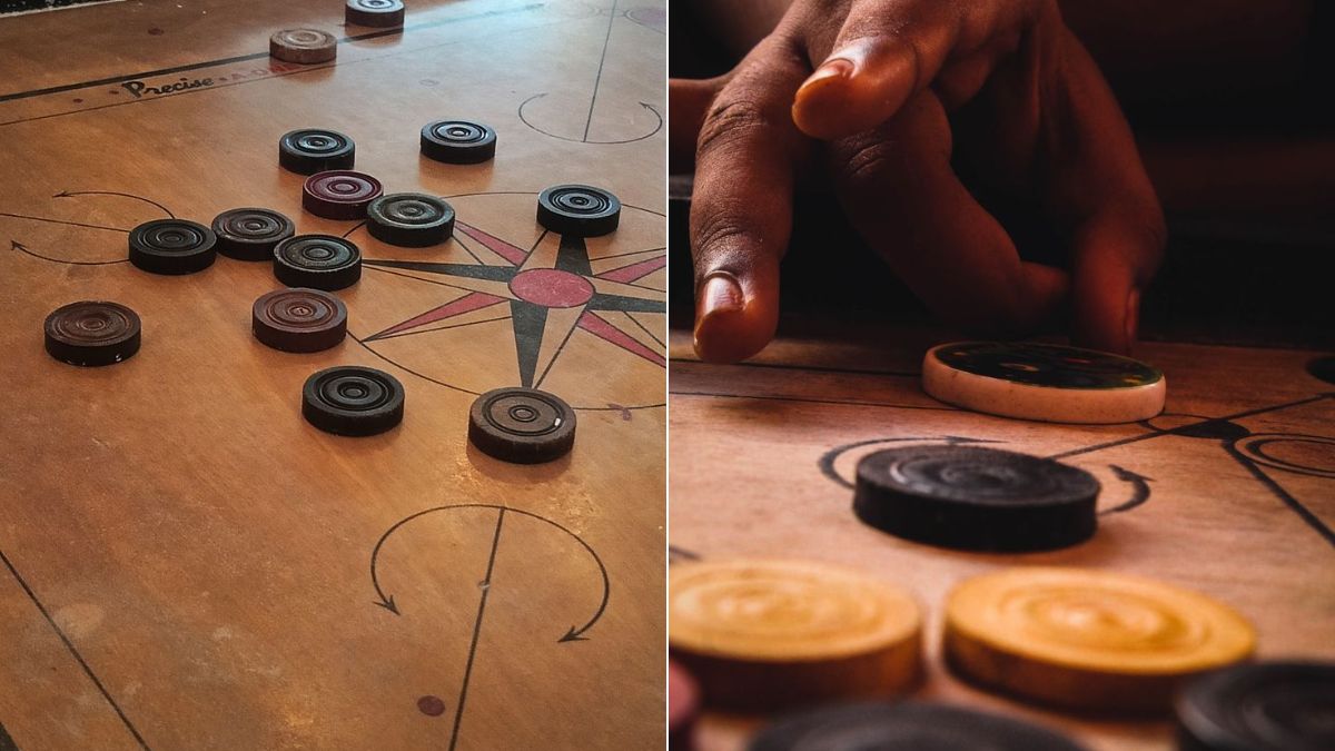 Indian Carrom Game Board Siscaa Champion Fighter Carrom Board Package