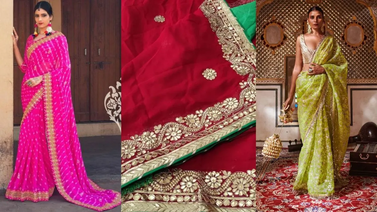 Top Gota Patti Saree Design For Women: A Timeless Trend For Every Occasion