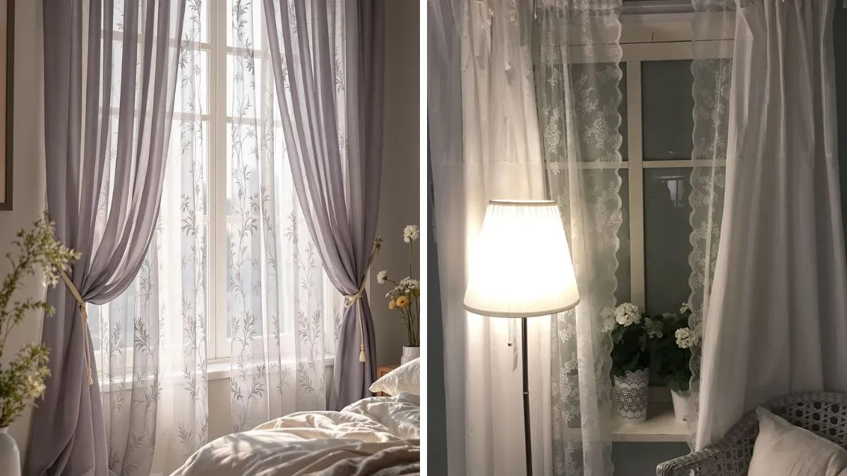 Best Monsoon-Themed Curtain Design For Home: From Floral To Transparent ...