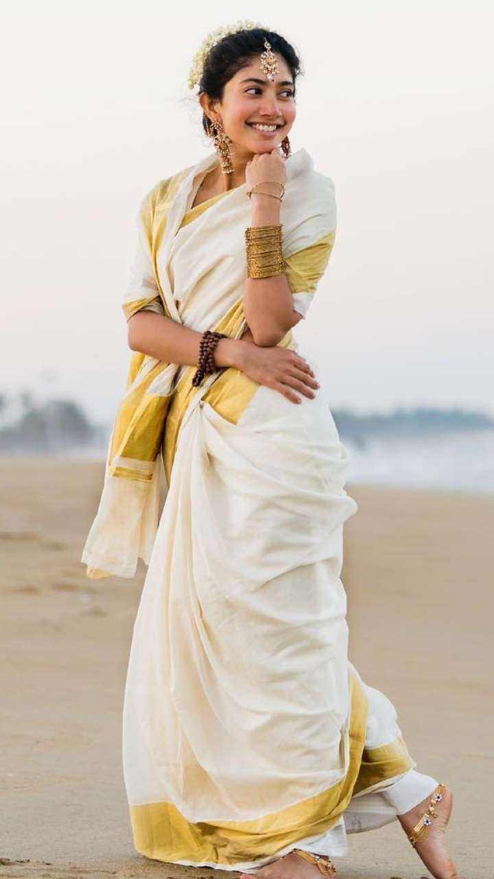 5 Simple & Elegant Sarees From Sai Pallavi's Closet