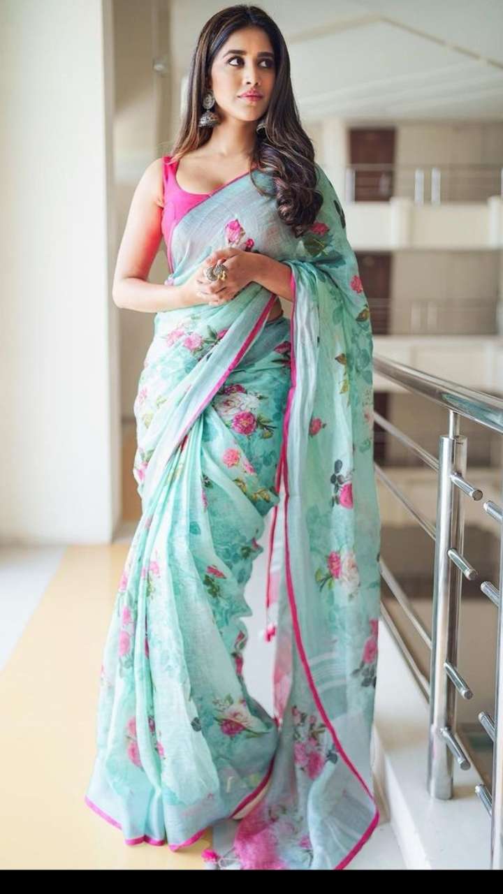 6 Lightweight & Stylish Sarees By Nabha Natesh For Monsoon