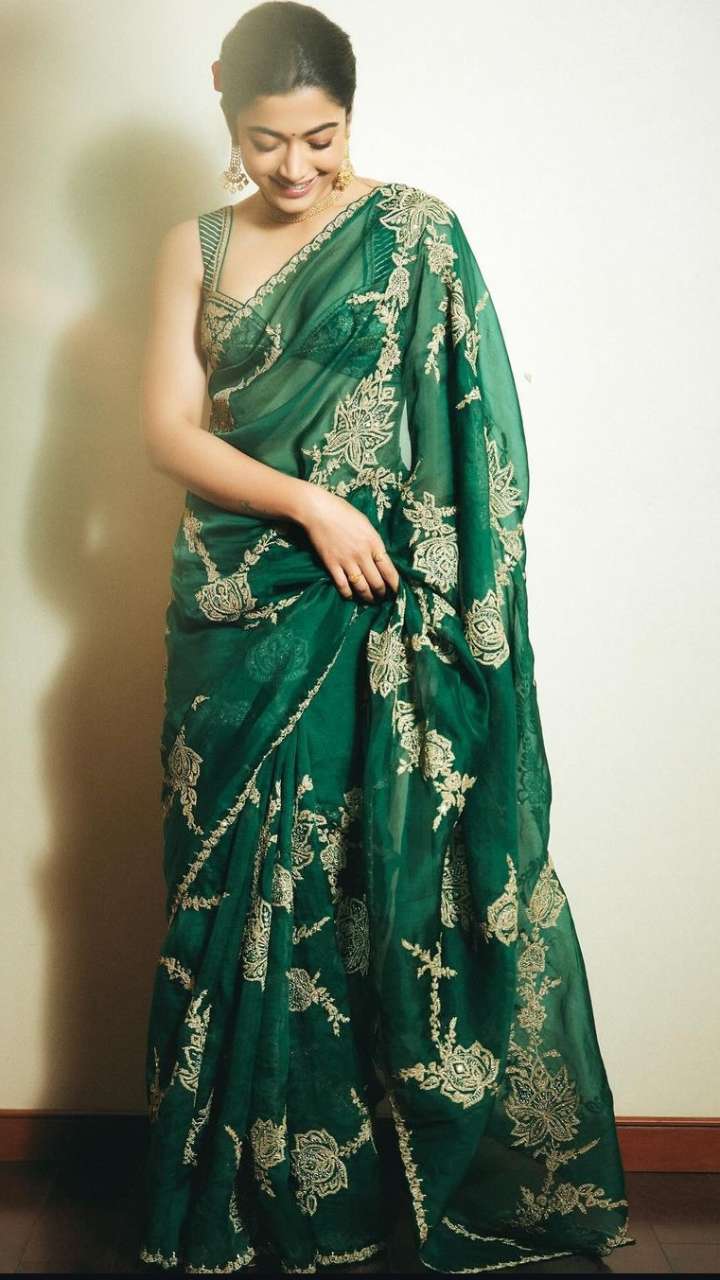 Rakhi 2024: Rashmika Mandanna's 5 Elegant Sarees For Newlywed Sisters