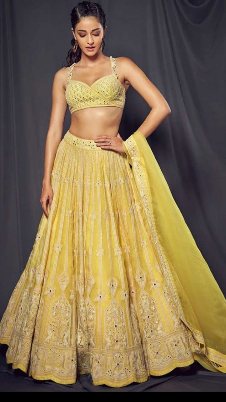 6 Yellow Lehengas By B-Town Divas For Janmashtami 2024