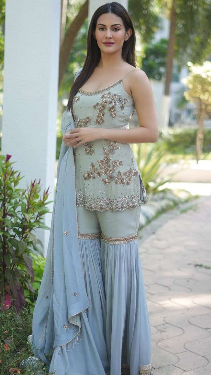 Amyra Dastur's 5 Stunning Sharara Sets For Haldi Ceremony