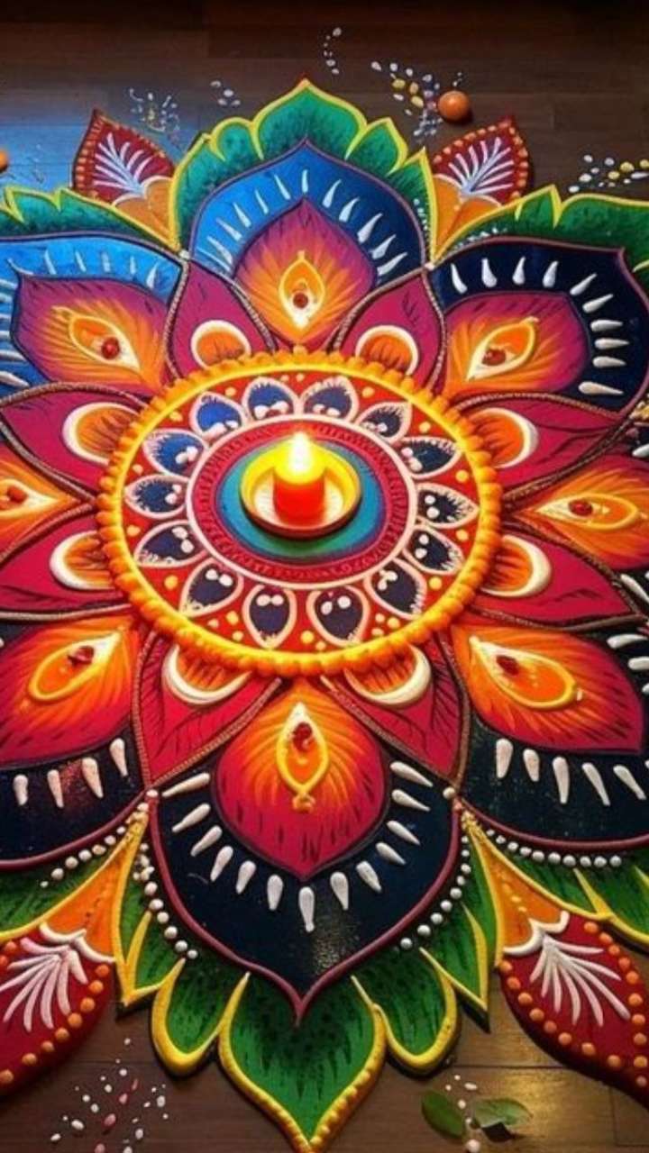 6 Easy-To-Make Front Gate Rangoli Ideas For Diwali 2024