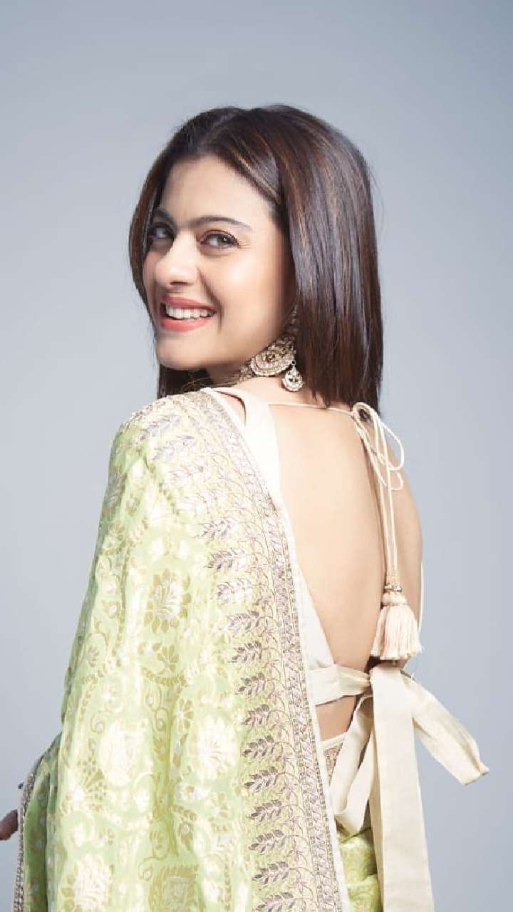 Kajol's 8 Classy Green Saree Looks For Family Gathering