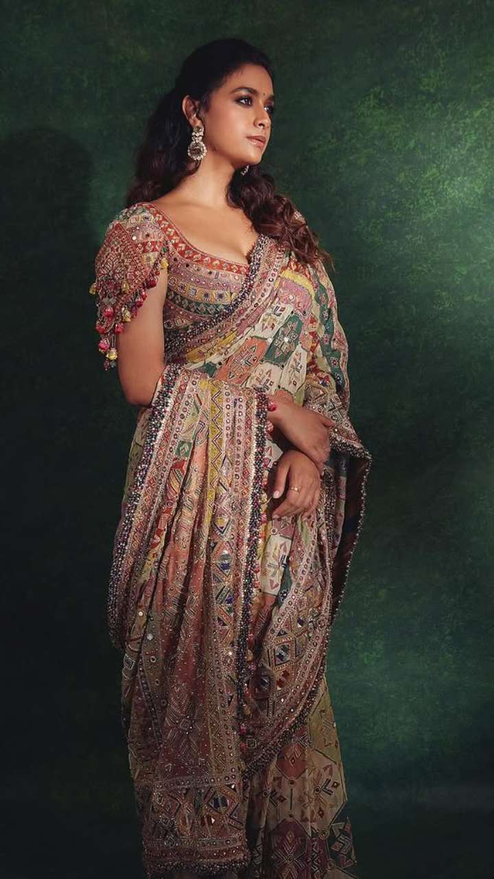 Keerthy Suresh's 9 Exquisite Saree Blouse Designs For Married Women