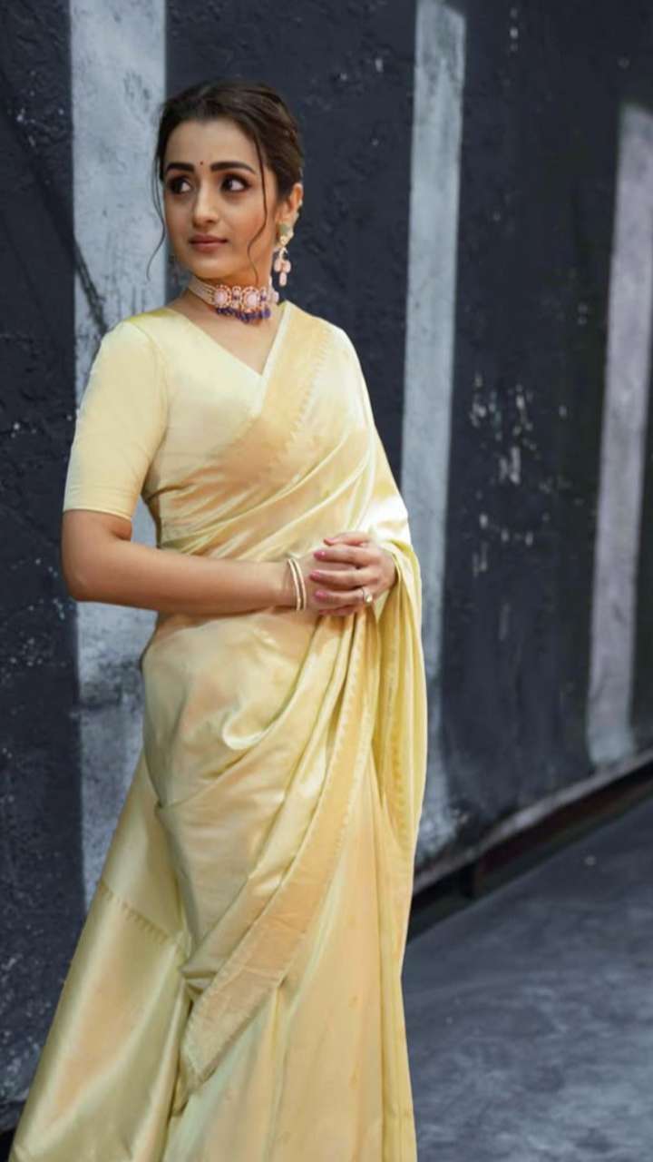 Trisha Krishnan's 10 Saree Blouse Designs For Summer Weddings!