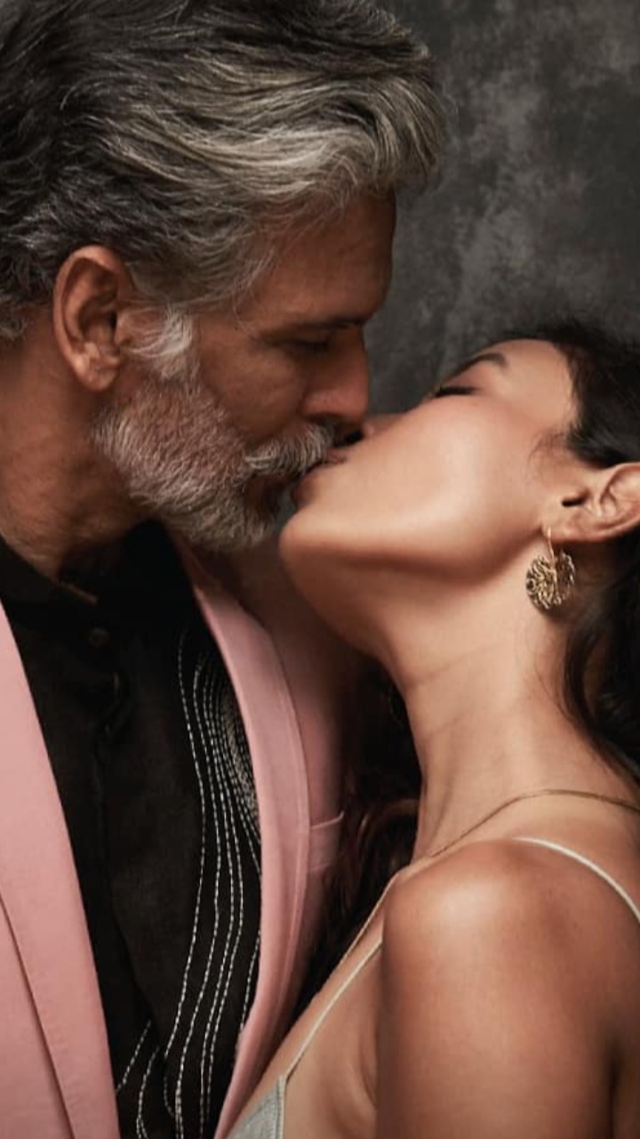 Milind Soman and Wife Ankita's PDA Moments Will Leave You Gushing