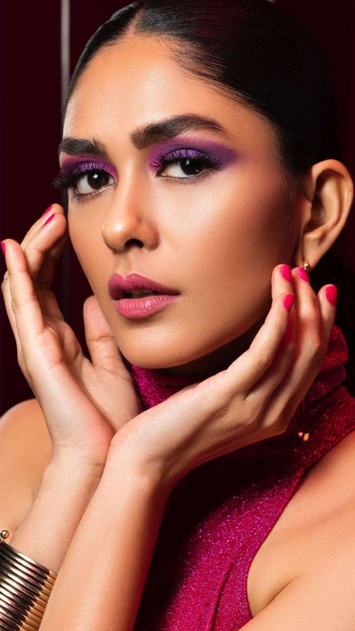 Mrunal Thakur Inspired Quirky Eye Makeup Looks | Easy Eye Makeup ...