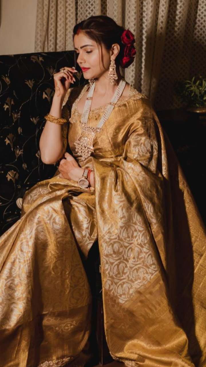 Rubina Dilaik Saree Looks Wedding Outfits Saree For Weddings