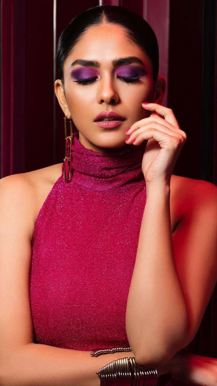 Mrunal Thakur Inspired Trendy Eye Makeup Looks | Trendy Makeup Looks ...