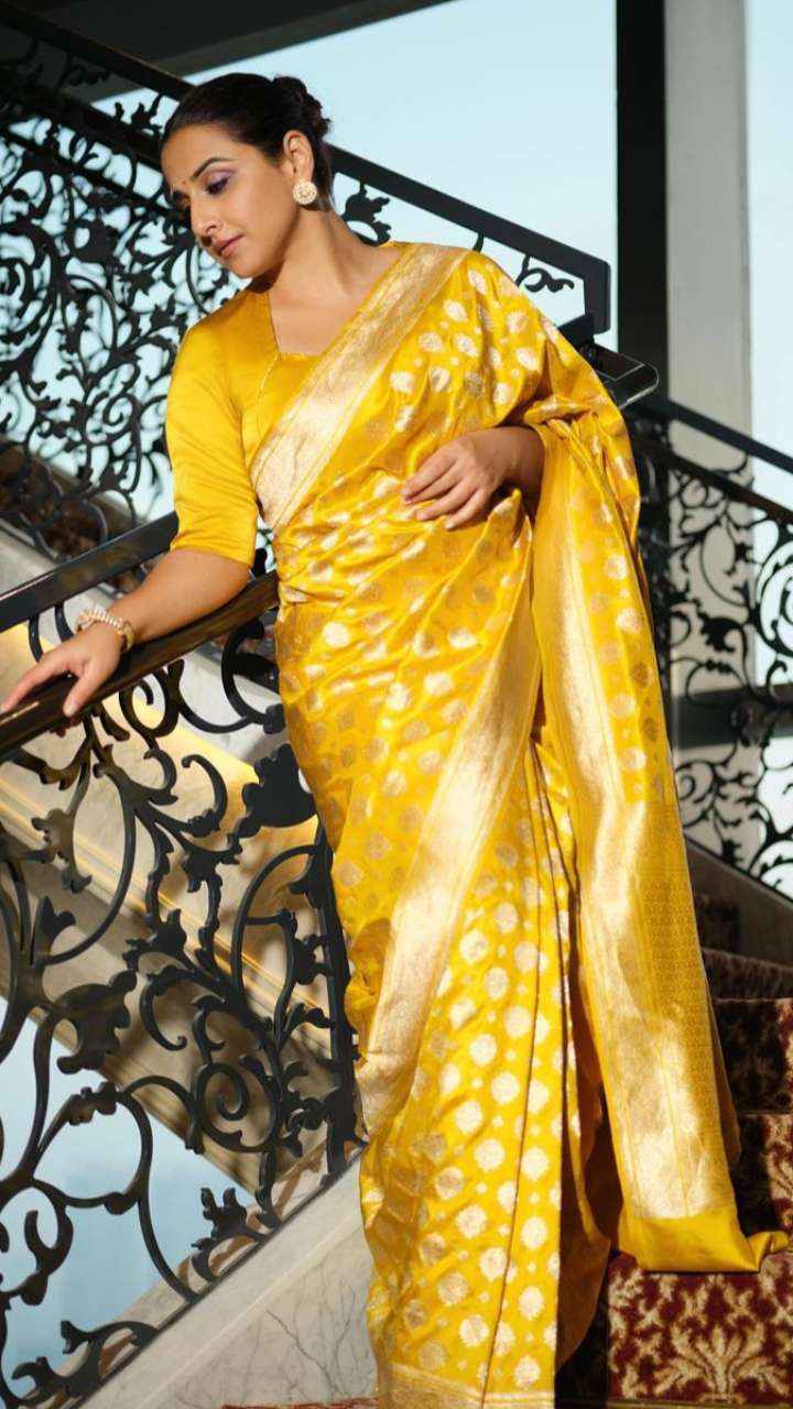 Vidya Balan-Inspired Chic Silk Sarees For Bong Wedding