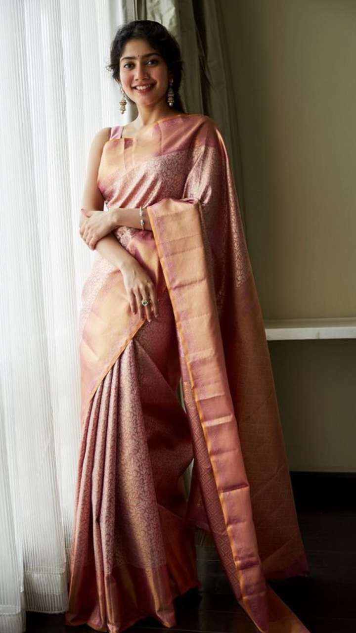 5 Trendy Silk Sarees By Sai Pallavi For Festive Season
