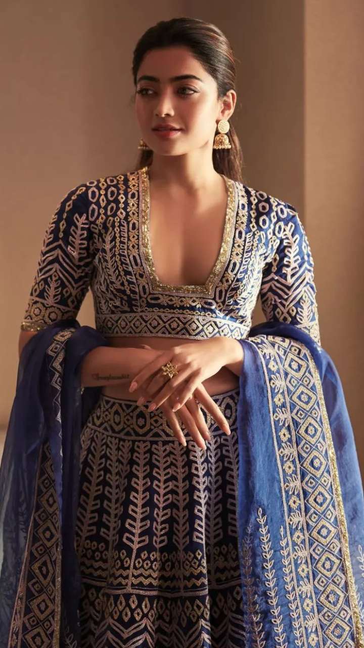 Punjabi Wedding Outfits Ft. Animal Fame Rashmika Mandanna | Animal