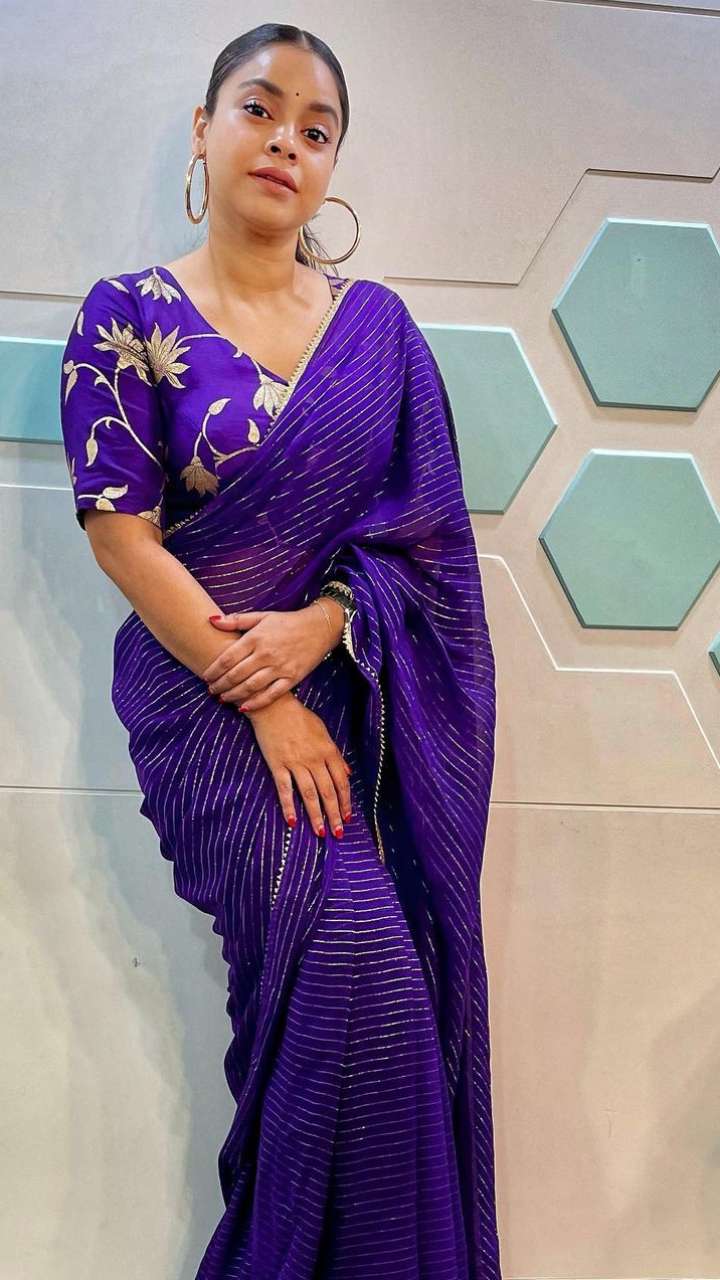 5 Simple Saree Looks Inspired By Sumona Chakravatri For Puja Rituals!