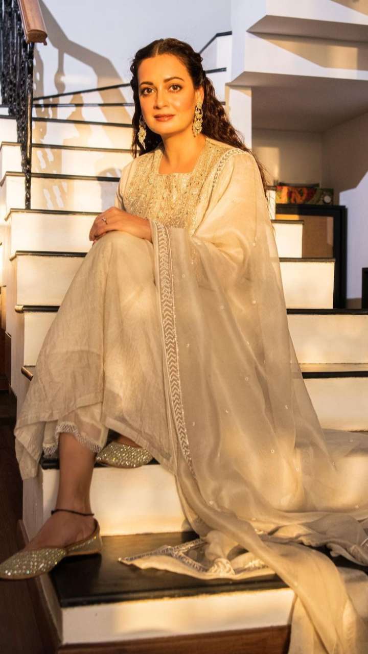 Dia Mirza Inspired Suits For Roka To Impress Your In-Laws