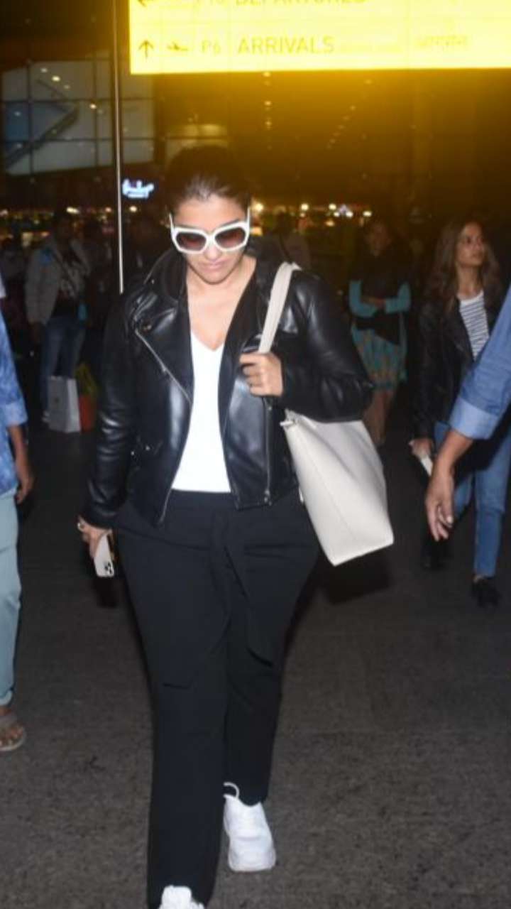 Kajol Airport Look Proves She Is A Stylish Queen