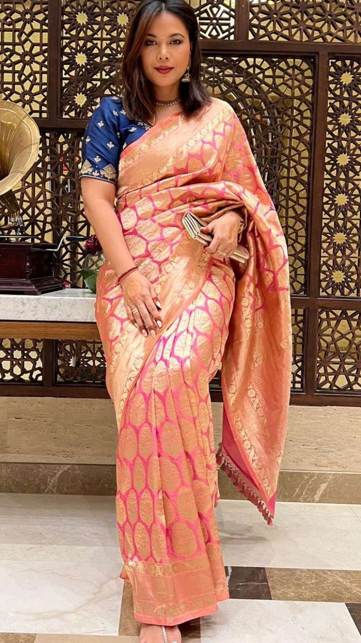 Randeep Hooda's Bride-To-Be Lin Laishram Inspired 5 Saree Blouse Ideas ...