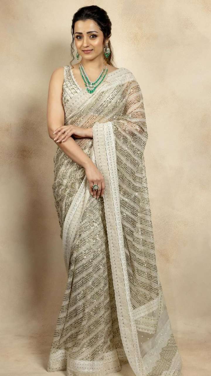 Trisha In Blouse Trisha, Nayanthara, And Pooja Hegde: The Leading