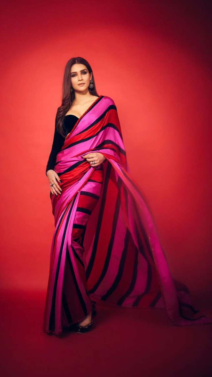 5 Best Chiffon Sarees By Kriti Sanon