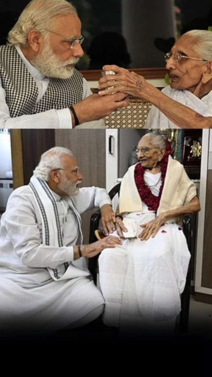 PM Modi’s Mother Heeraben Passes Away; See His Love-Filled Moments With Her