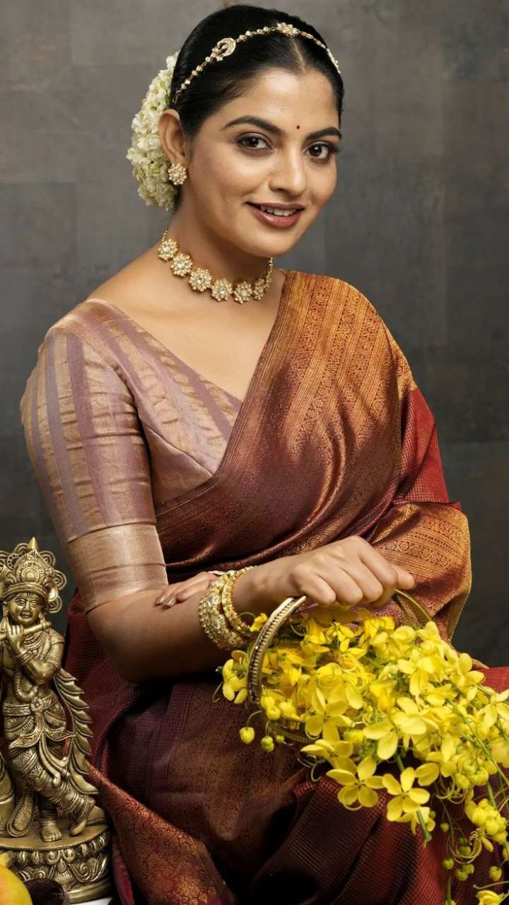 5 Easy & Beautiful Saree Hairstyles By Nikhila Vimal