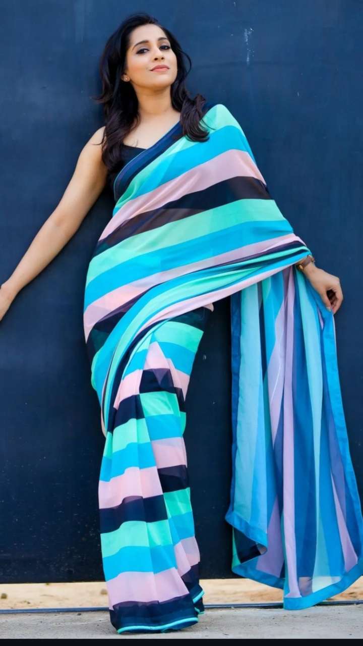5 Vibrant Comfy Sarees From Rashmi Gautam’s Closet For Summers