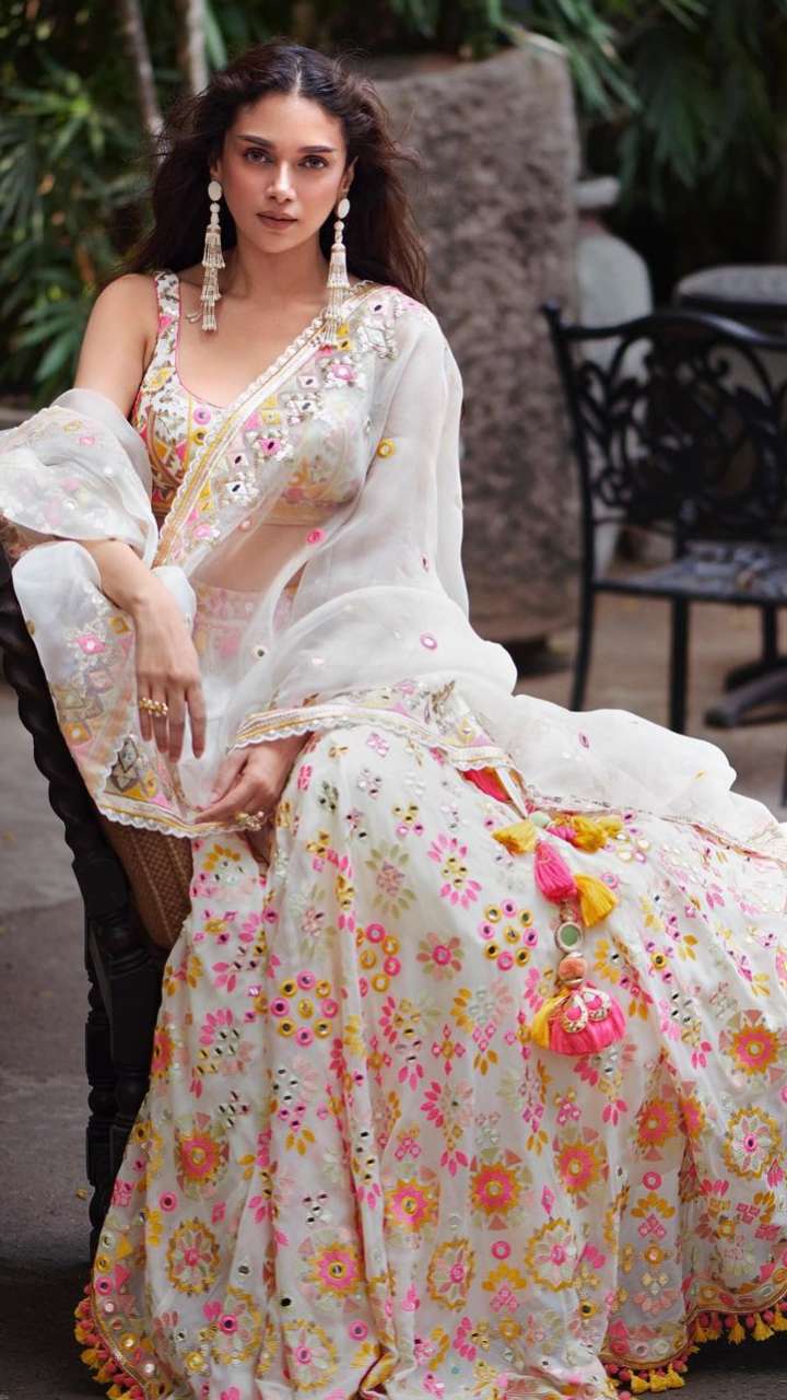 5 Ethereal Lehengas From Aditi Rao Hydari Closet For Summer Wedding