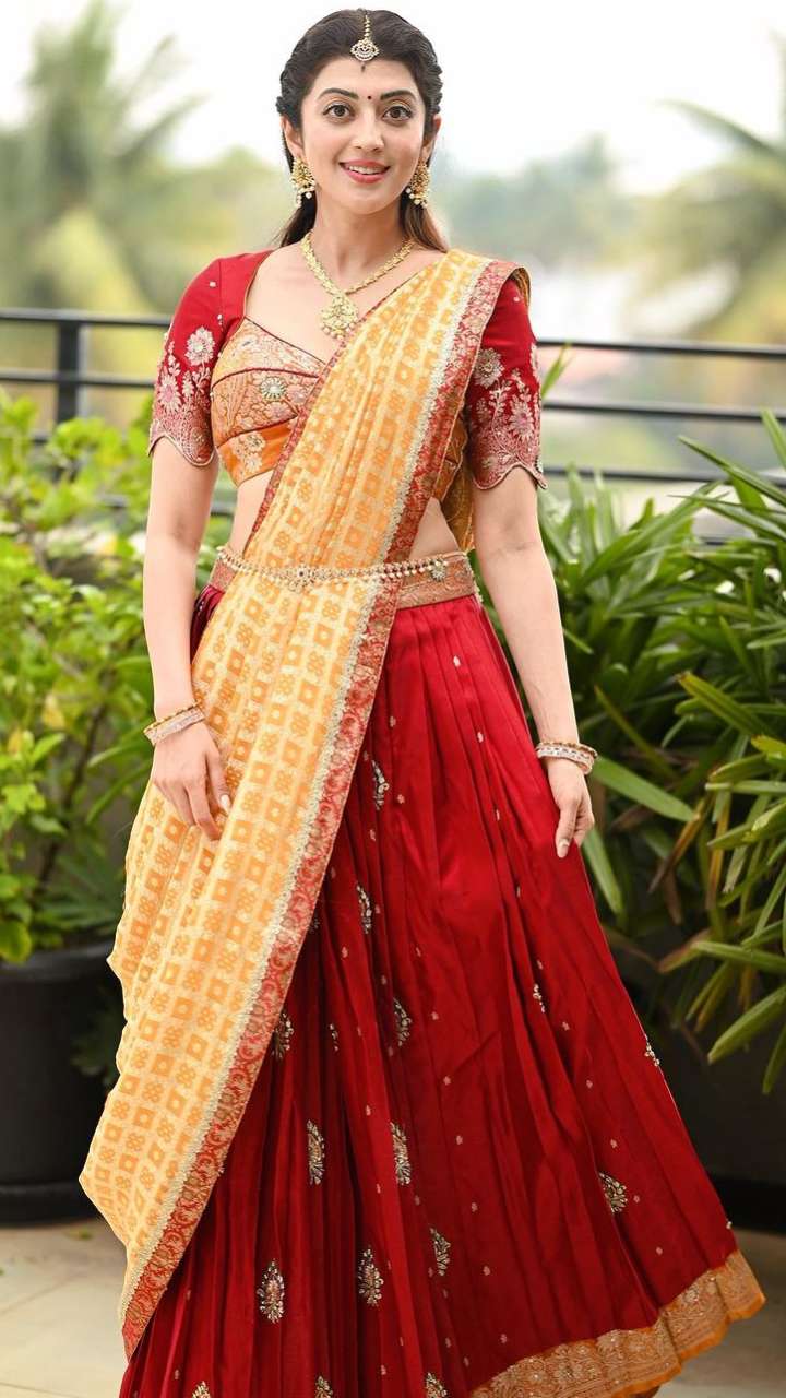 5 Gorgeous Lehengas By Pranitha Subhash For Wedding Season