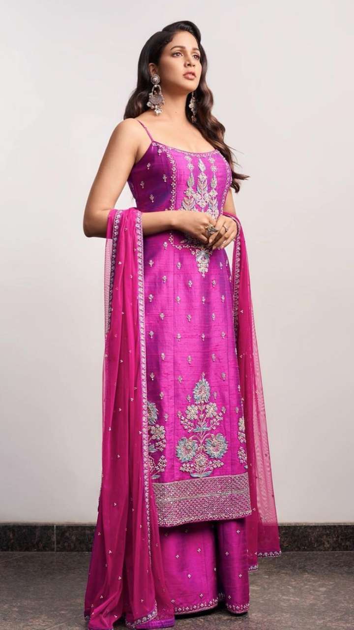 5 Beautiful Suits By Lavanya Tripathi To Attend Weddings