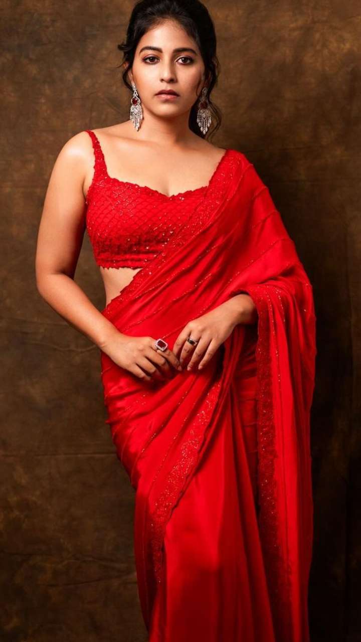 Anjali Inspired Sassy Saree Blouse Designs