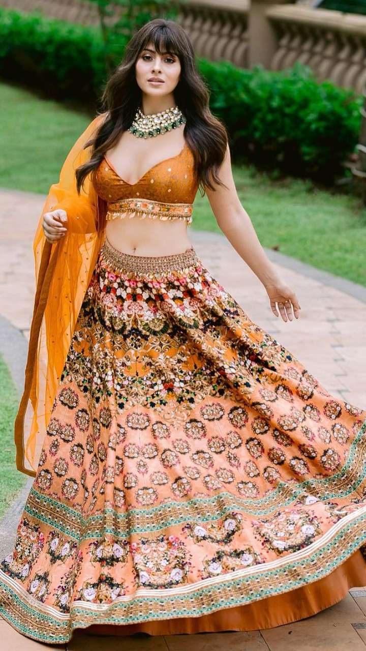 6 Floral Print Lehengas By Aparna Dixit For Wedding Season