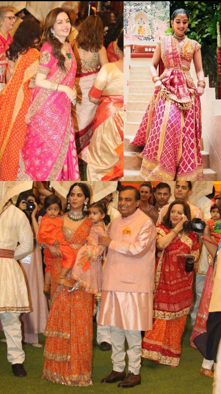 Anant-Radhika Gujarati Mameru Ceremony: A Look At Ethnic Glam Of Ambanis